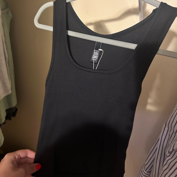 SKIMS | Tops | Skims Classic Black Tank Top | Poshmark